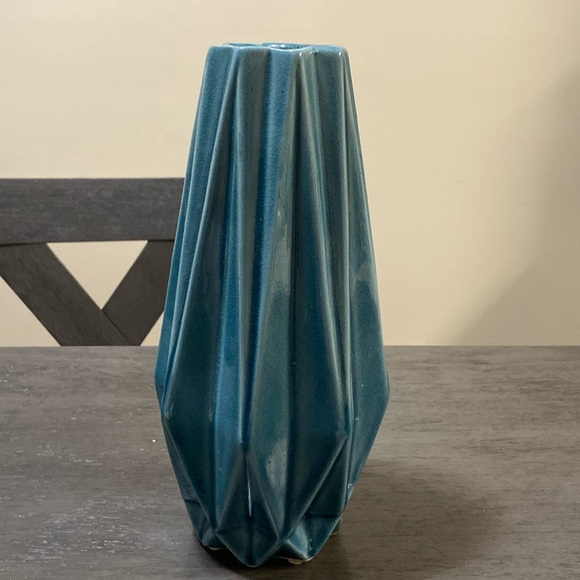 Mikasa | Other | Mikasa Blue Diamond Decor Vase | Poshmark